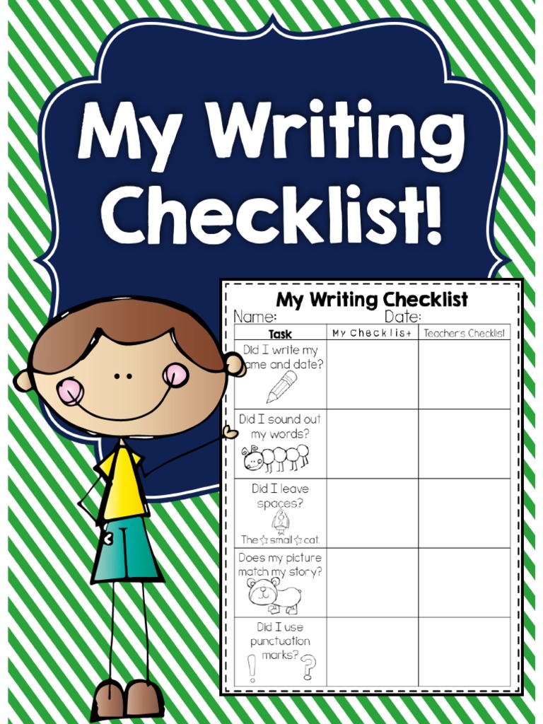 My Writing Checklist! | PDF