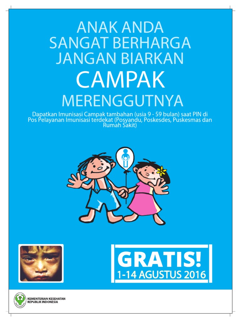 Poster Imunisasi Campak PDF | PDF