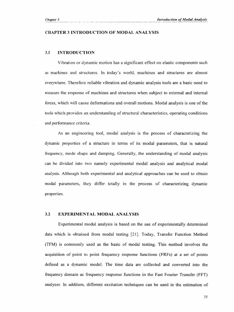Introduction To Modal Analysis | PDF