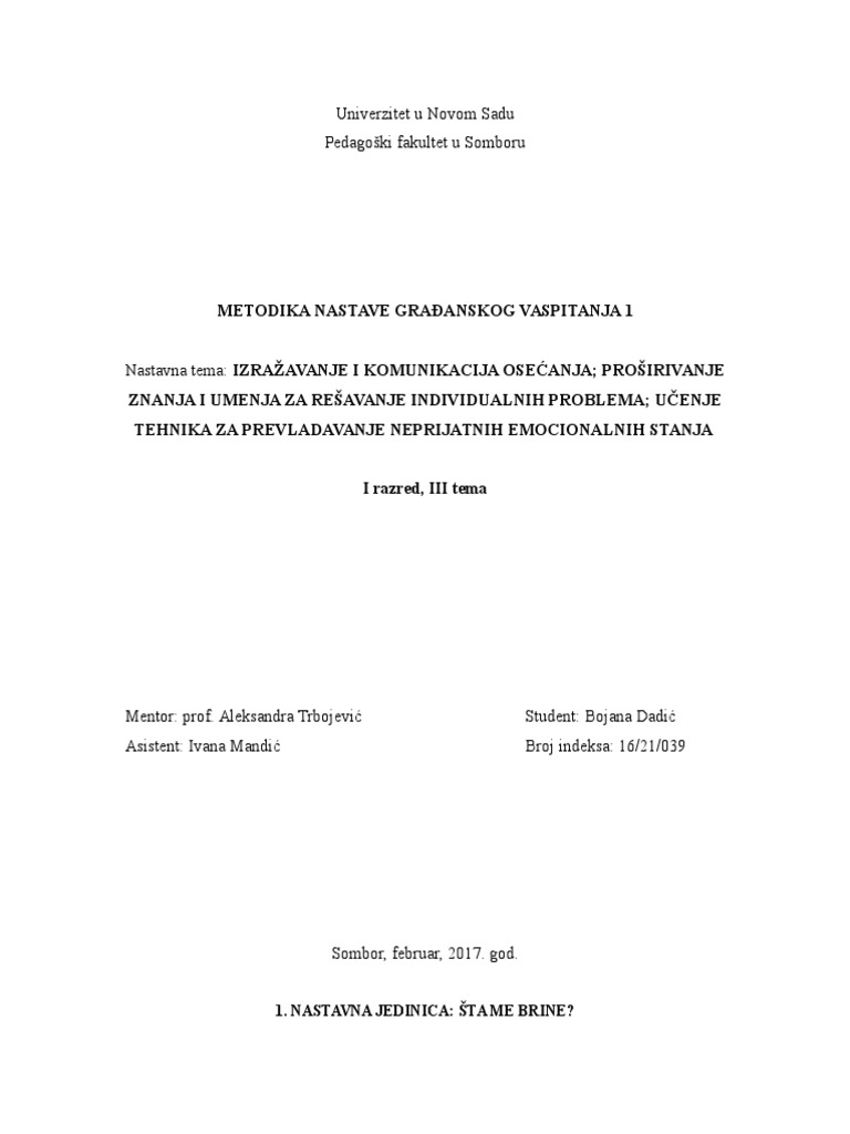 Gradjansko - Prezentacija | PDF