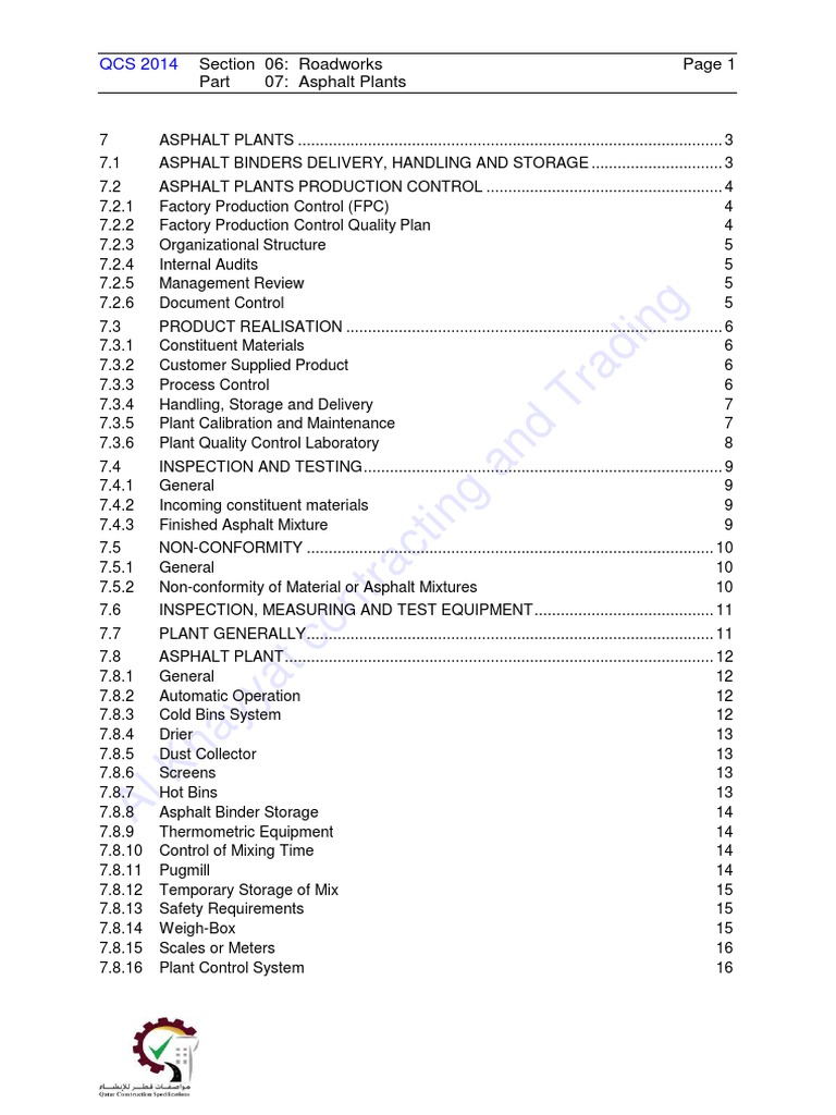 06-7 Asphalt Plants | PDF | Calibration | Asphalt