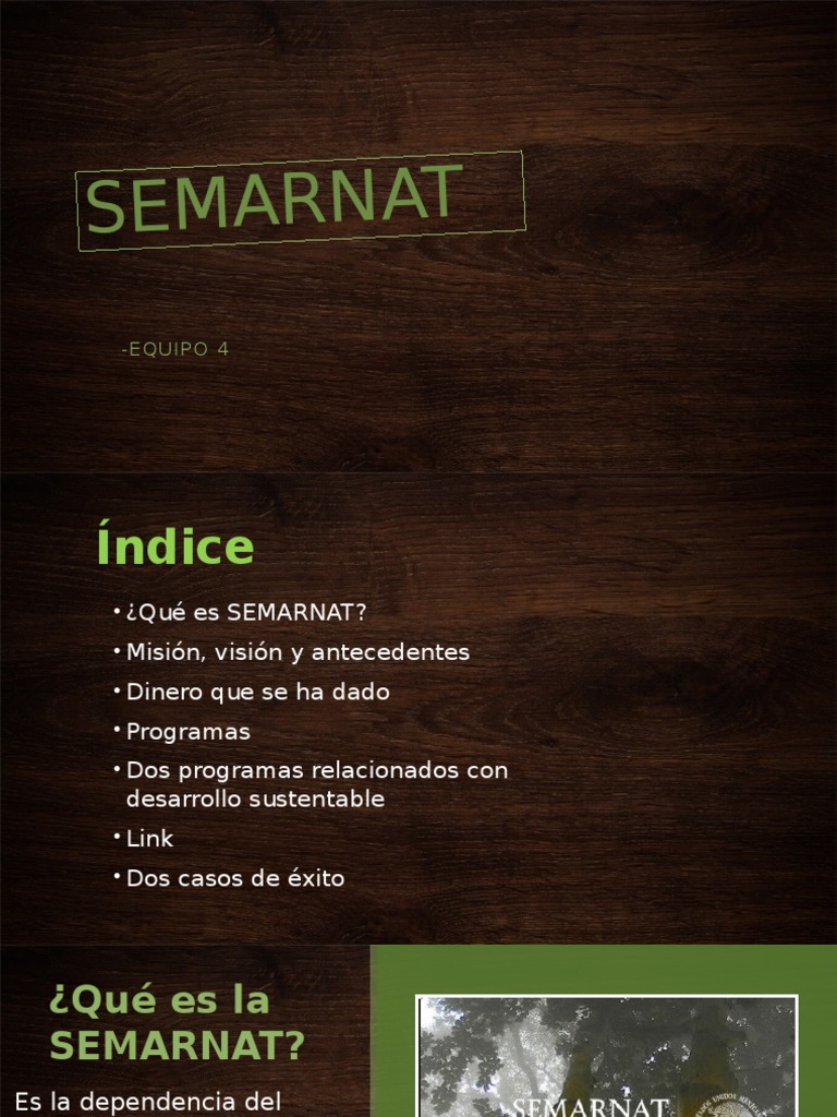 SEMARNAT | PDF | Sustentabilidad | México