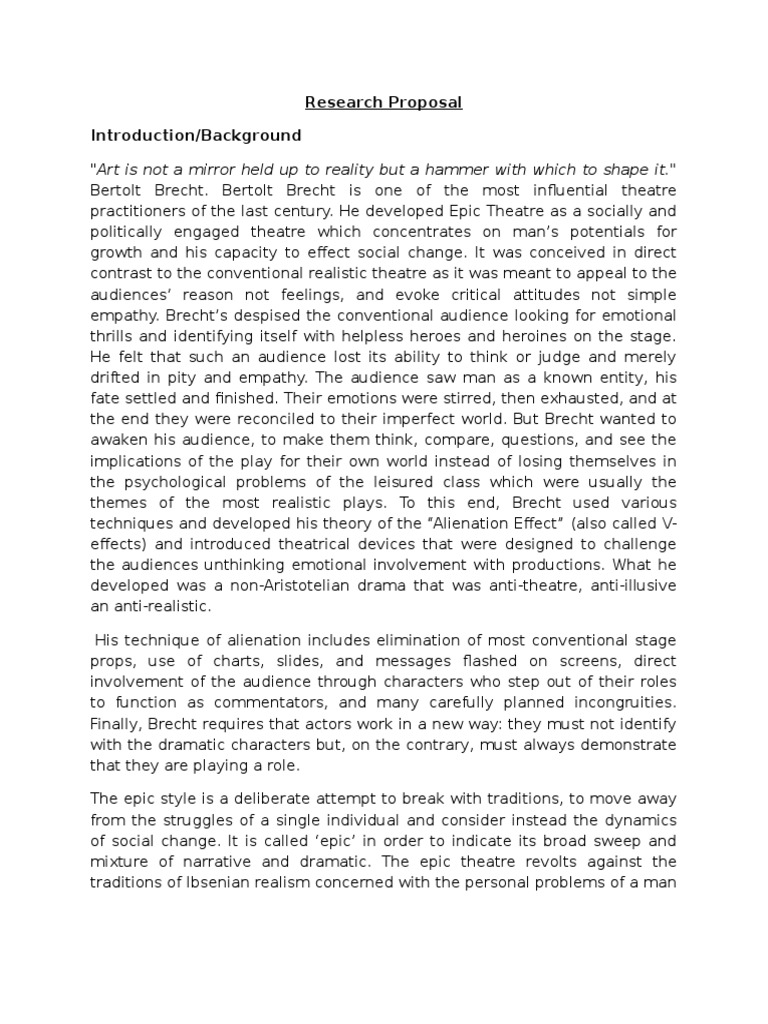 Research Proposal - Aug 2015. | PDF | Psychology | Psychological Concepts