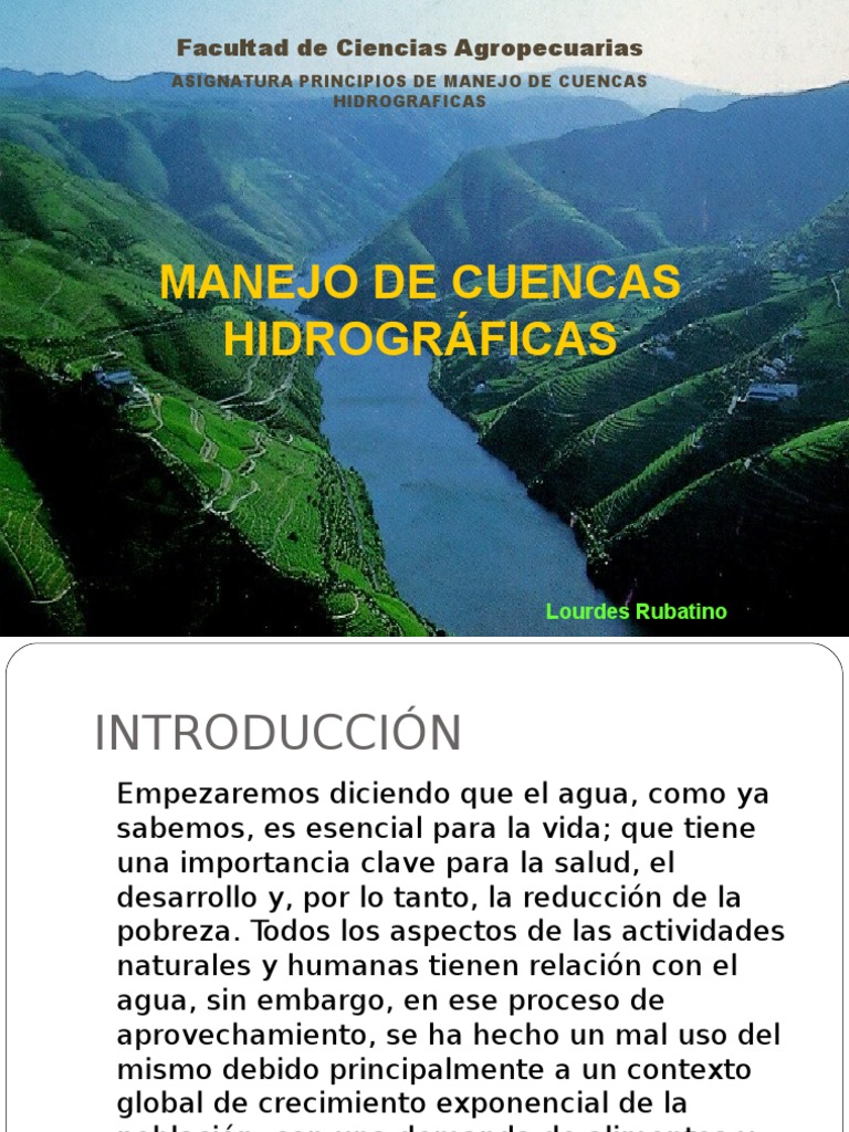 Conceptos Básicos de Cuencas Hidrográficas | Descargar gratis PDF ...