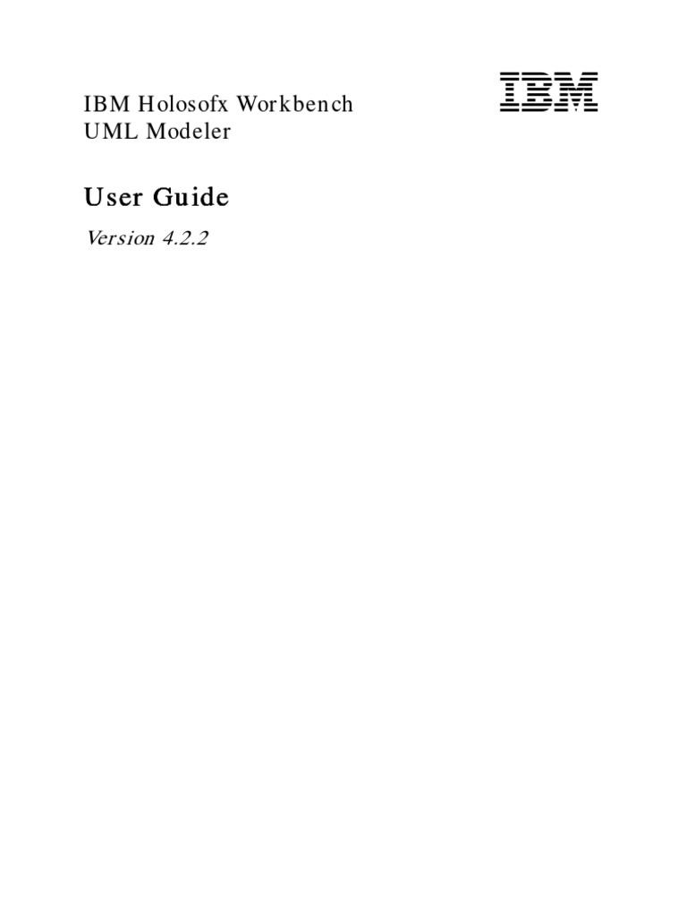 IBM Holosofx Workbench - UML Modeler User Guide PDF | PDF | Use Case | Unified Modeling Language