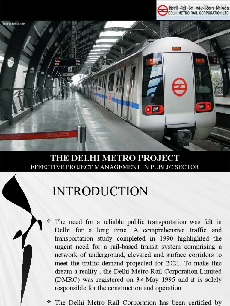Delhi Metro Project Overview and Insights | PDF | Rapid Transit | Delhi