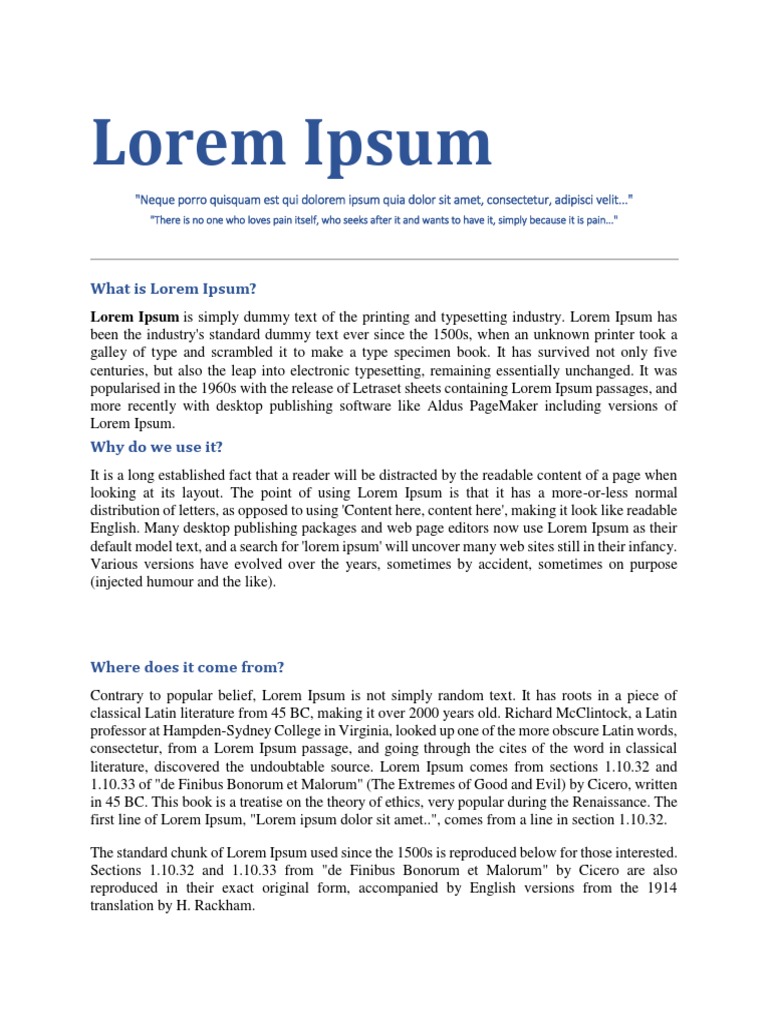 Lorem Ipsum | PDF | Foreign Language Studies