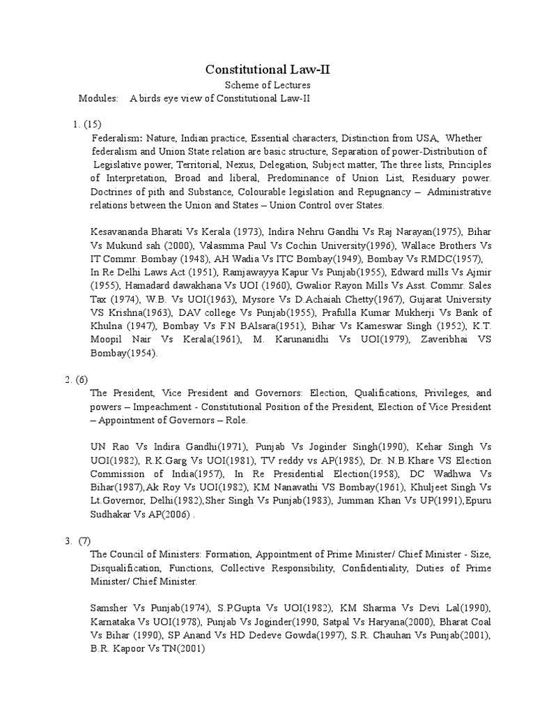Constitution Law II | Download Free PDF | Judiciaries | Public Law
