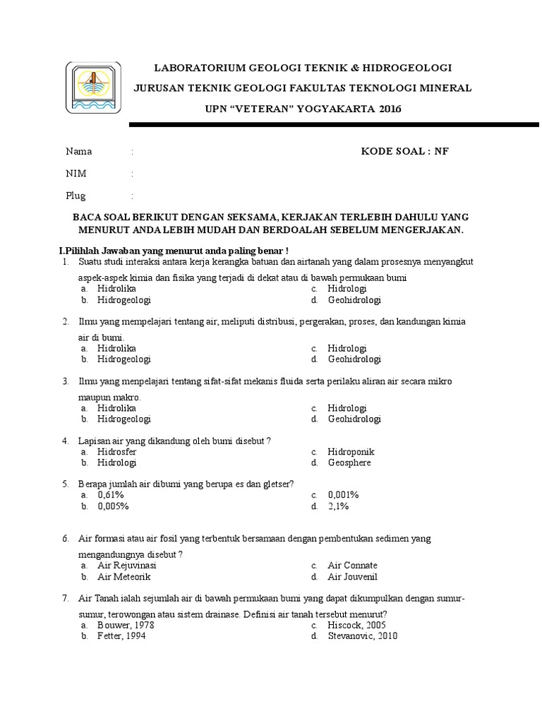 Soal Responsi NF | PDF