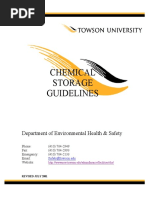 Color Codes For Chemical Storage | PDF