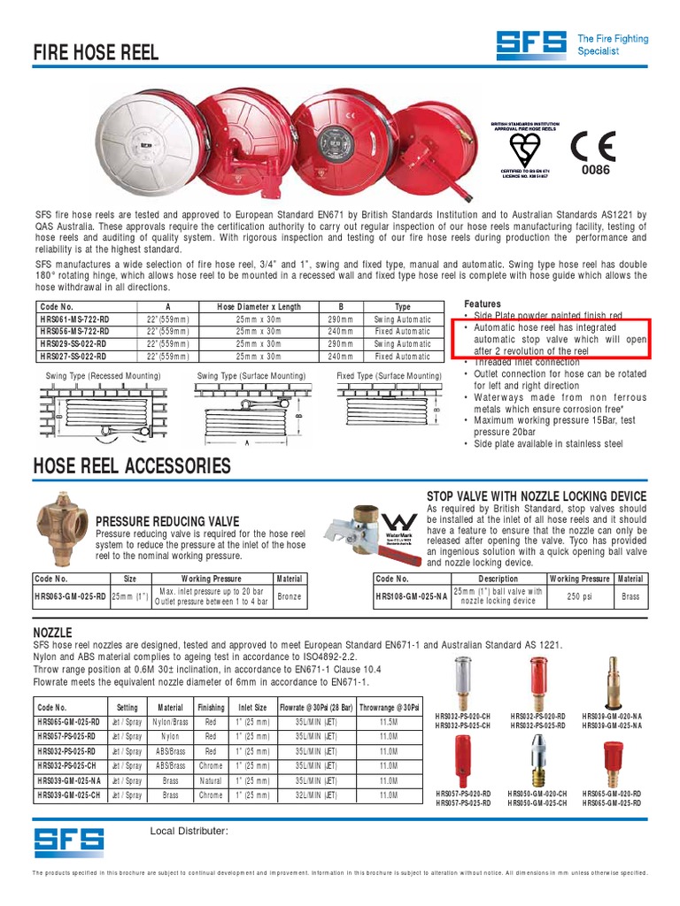 SFS Products Brochure | PDF | Valve | Flow Measurement