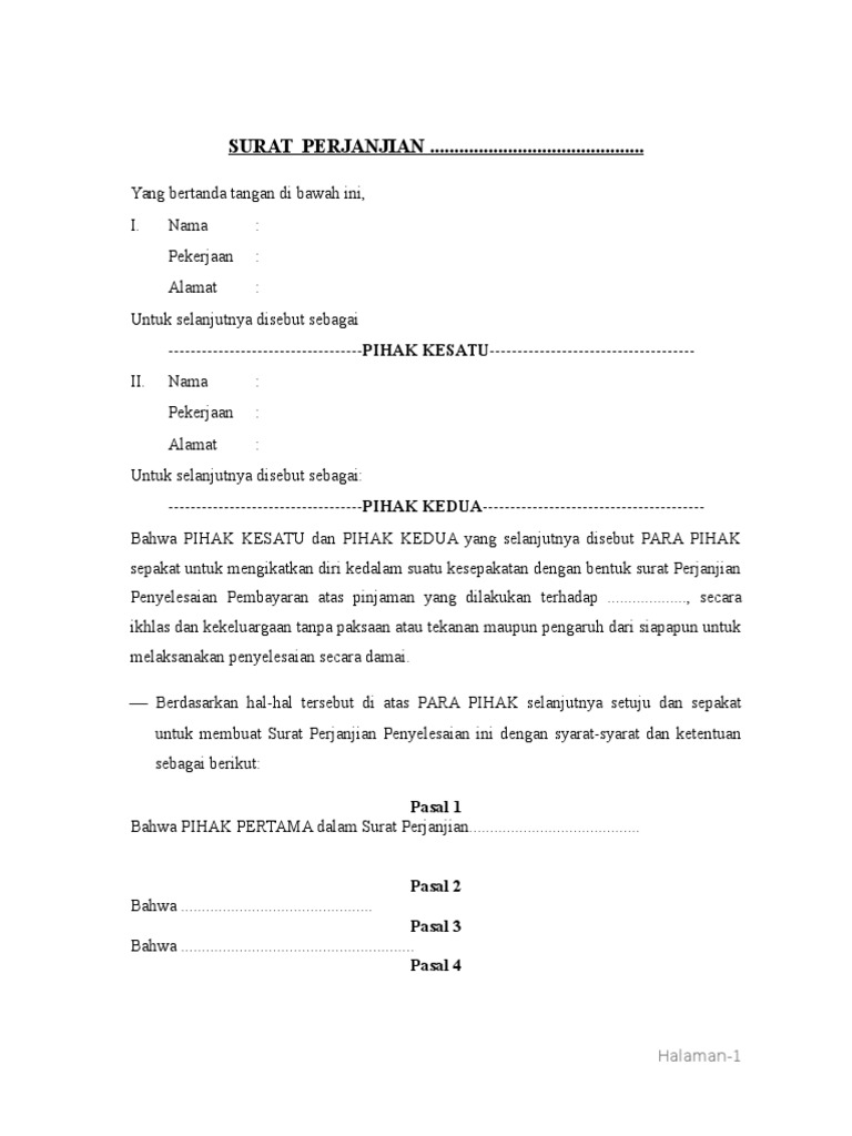 Surat Perjanjian Pembayaran Sekolah Surat Permohonan Orang Tua Untuk ... Surat Perjanjian Pembayaran Sekolah Surat Permohonan Orang Tua Untuk ...