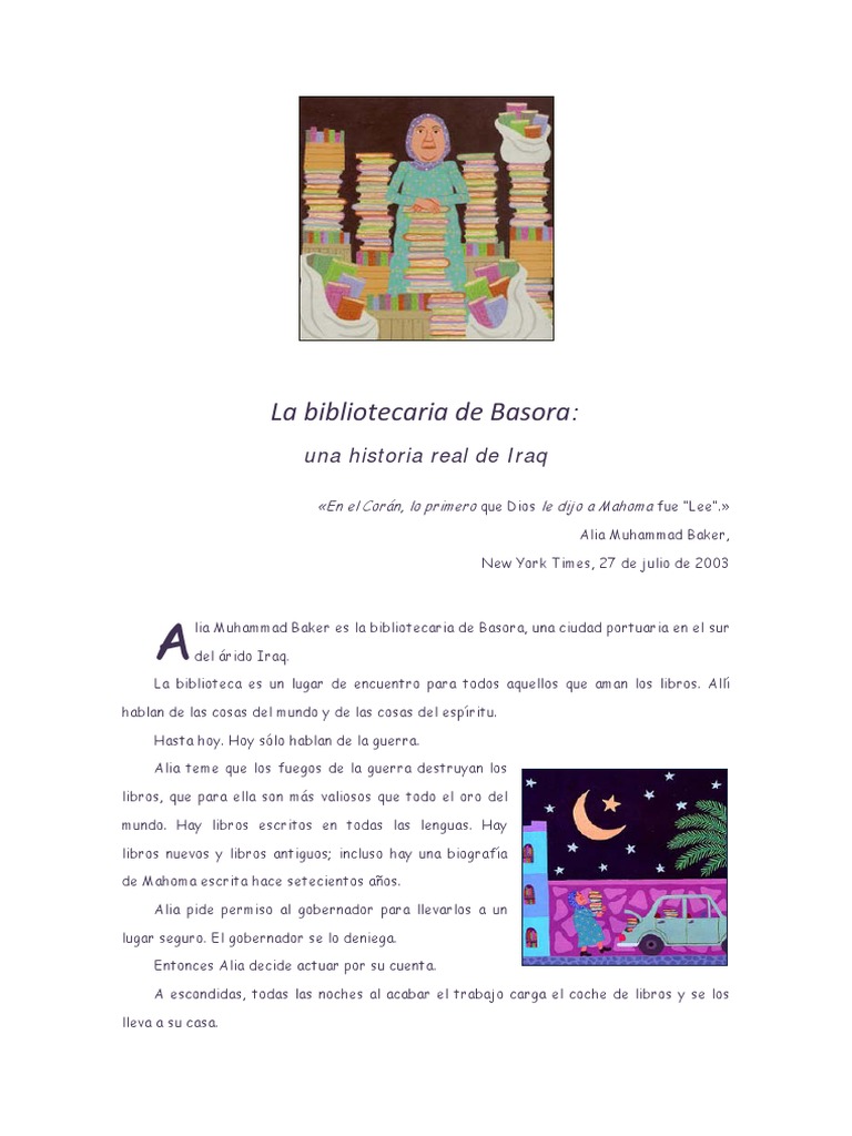 La bibliotecaria de Basora: un rescate heroico | PDF | Mahoma | Agitación