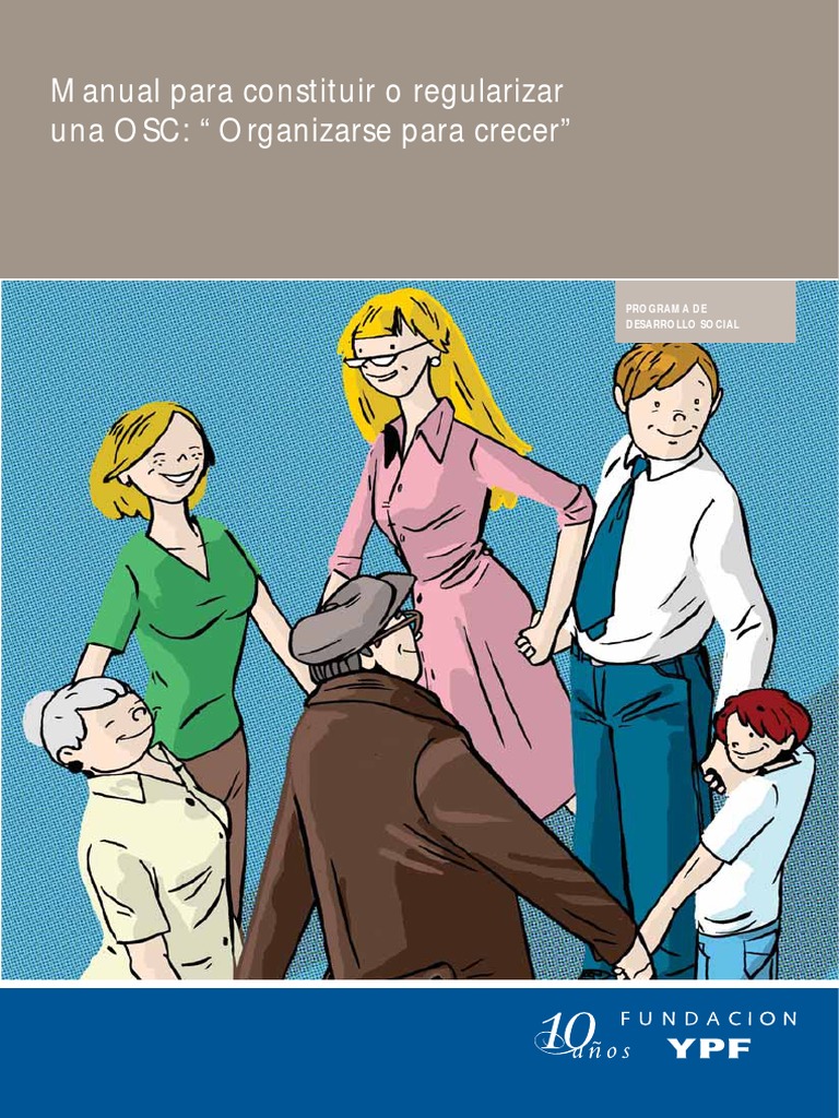 Manual para Constituir o Regularizar Una OSC PDF | PDF | Ciudadanía | Personalidad legal