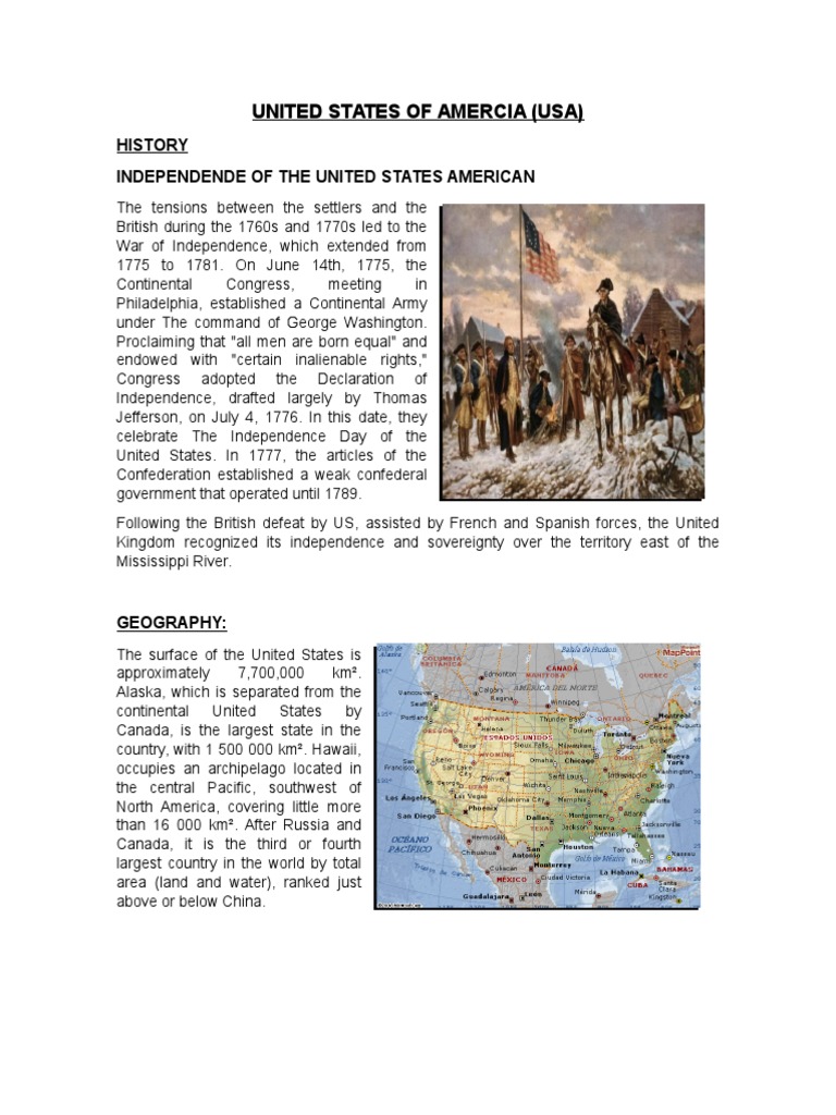 Overview of U.S. History and Culture | PDF