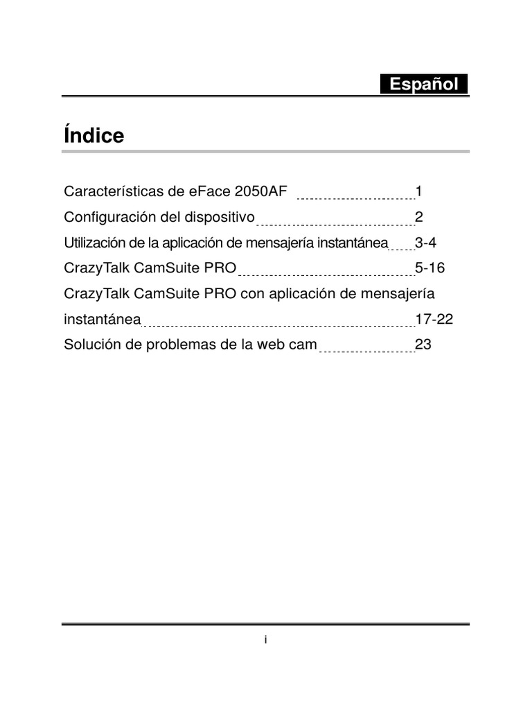 Configuración y Uso de CrazyTalk CamSuite | PDF | Point and Click ...