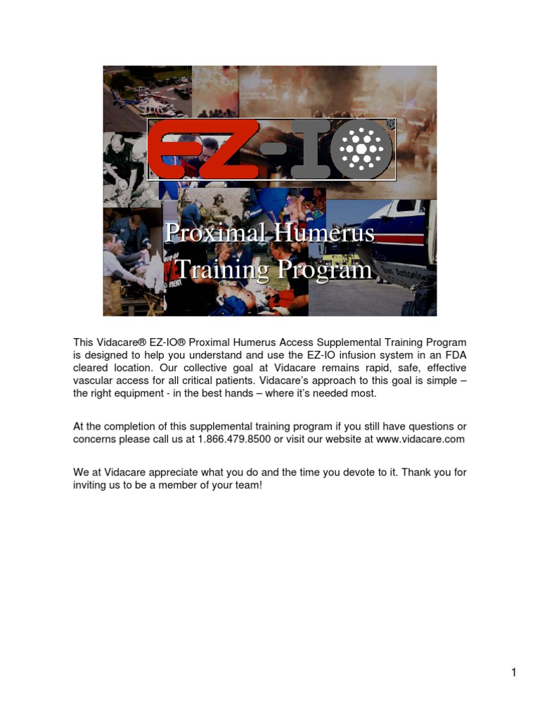 EZ-IO Insertion Proximal Humerus - In Depth | Arm | Shoulder