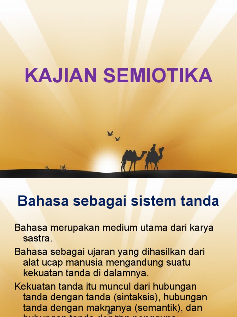 Kajian Semiotika | PDF