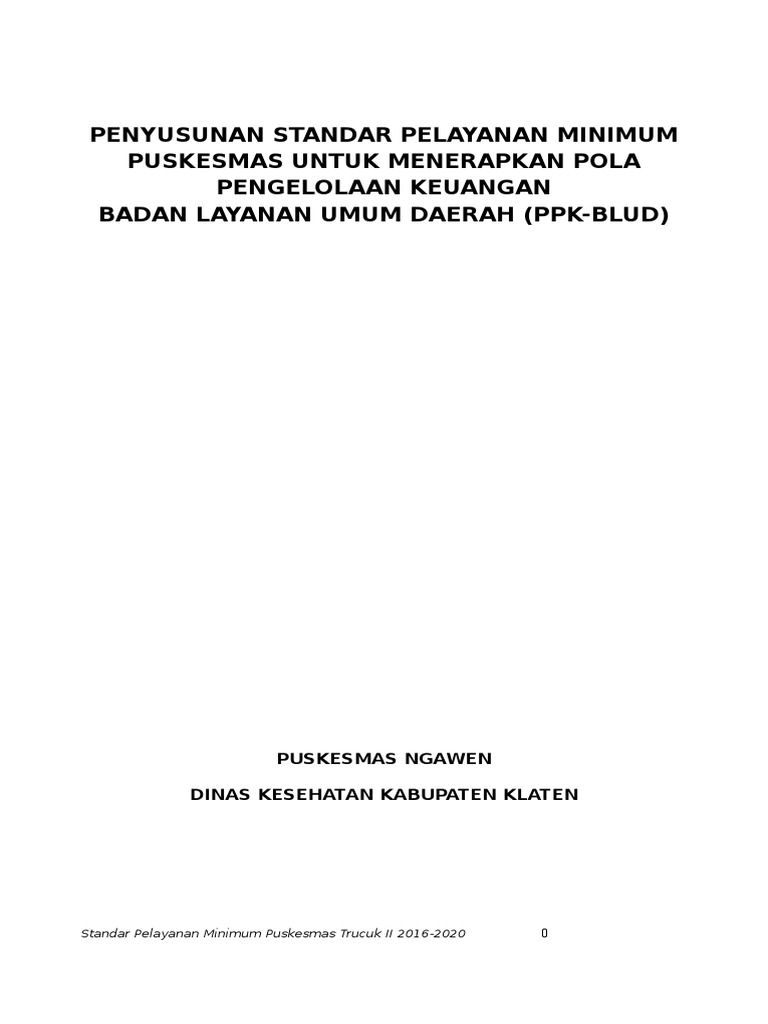 SPM Puskesmas Ngawen | PDF