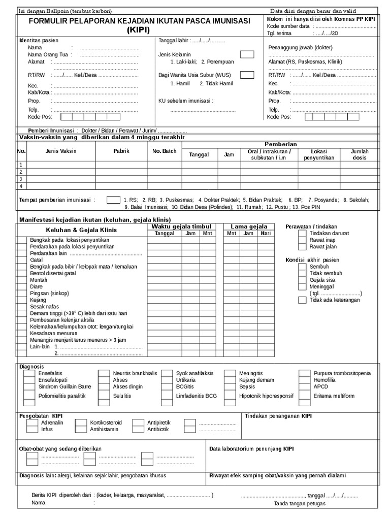 Form pelaporan KIPI.doc