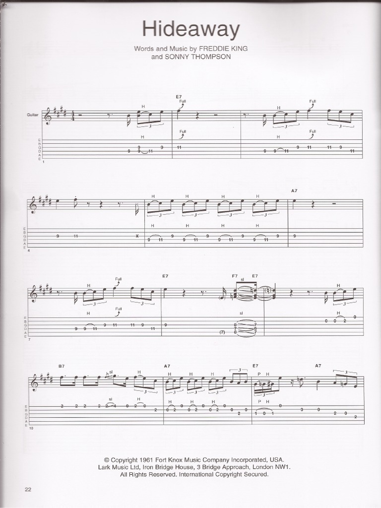 Eric Clapton Hideaway PDF | PDF