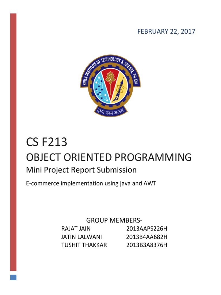 OOP Project Report Submission | PDF | Payments | Financial Transaction OOP Project Report Submission | PDF | Payments | Financial Transaction