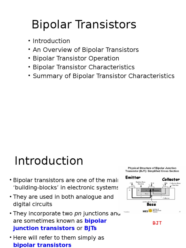BJT and Fet | PDF | Bipolar Junction Transistor | Transistor