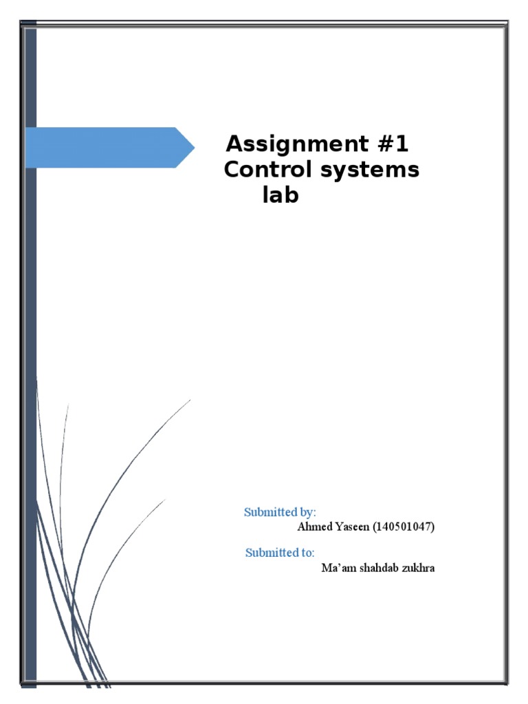 Lab Control System Assignment | PDF | Technology & Engineering