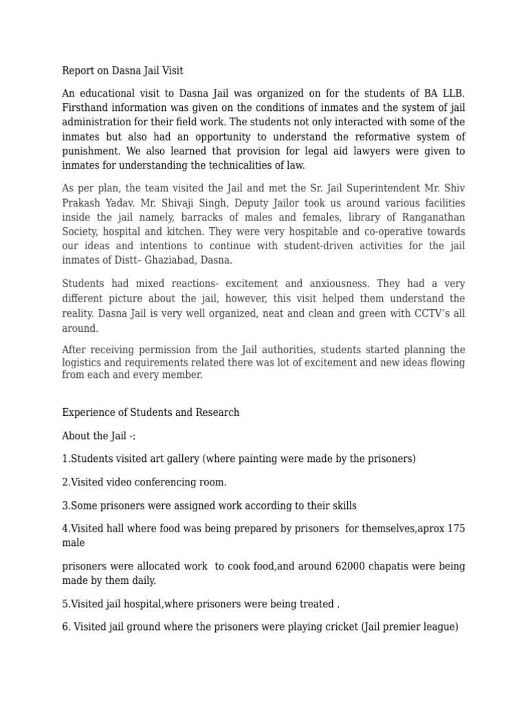 Conclusion | PDF | Prisoner | Prison