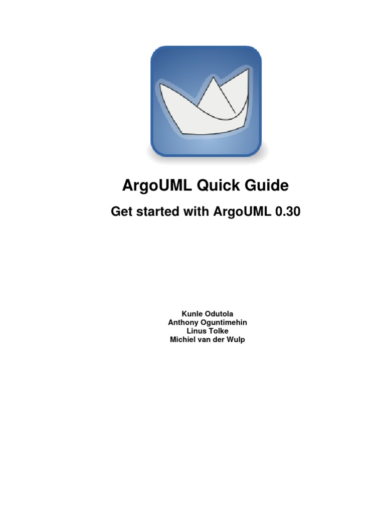 Welcome To Argouml Pdf Object Oriented Programming Java