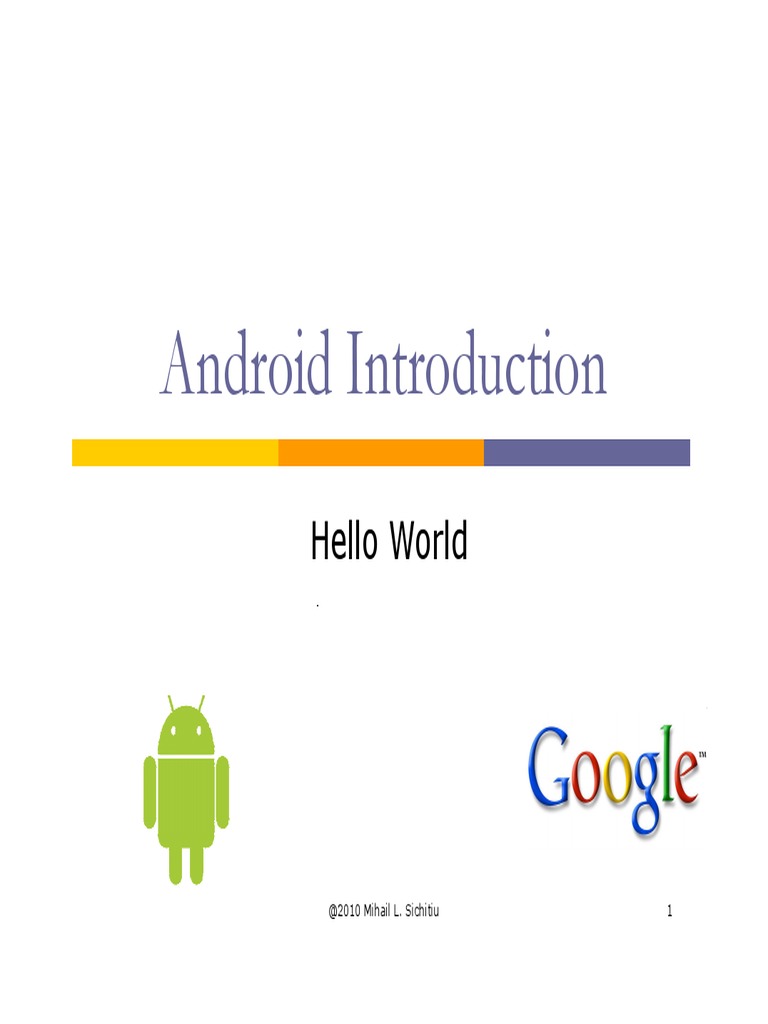 Android HelloWorld | PDF | Android (Operating System) | Eclipse (Software)