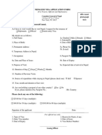 Visa Application Form - Namibian Home Affairs Form | PDF | Travel Visa ...