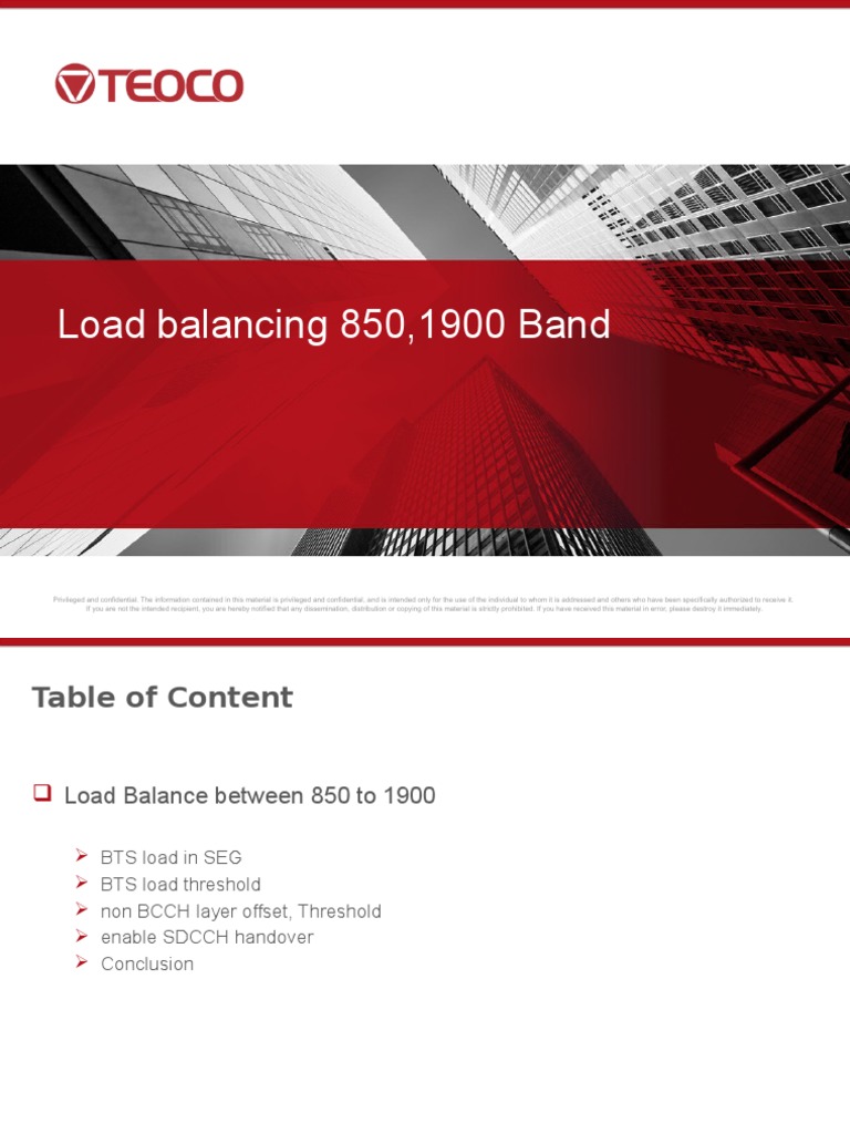 Load Balacing GSM | PDF | Telecommunications | Telecommunications
