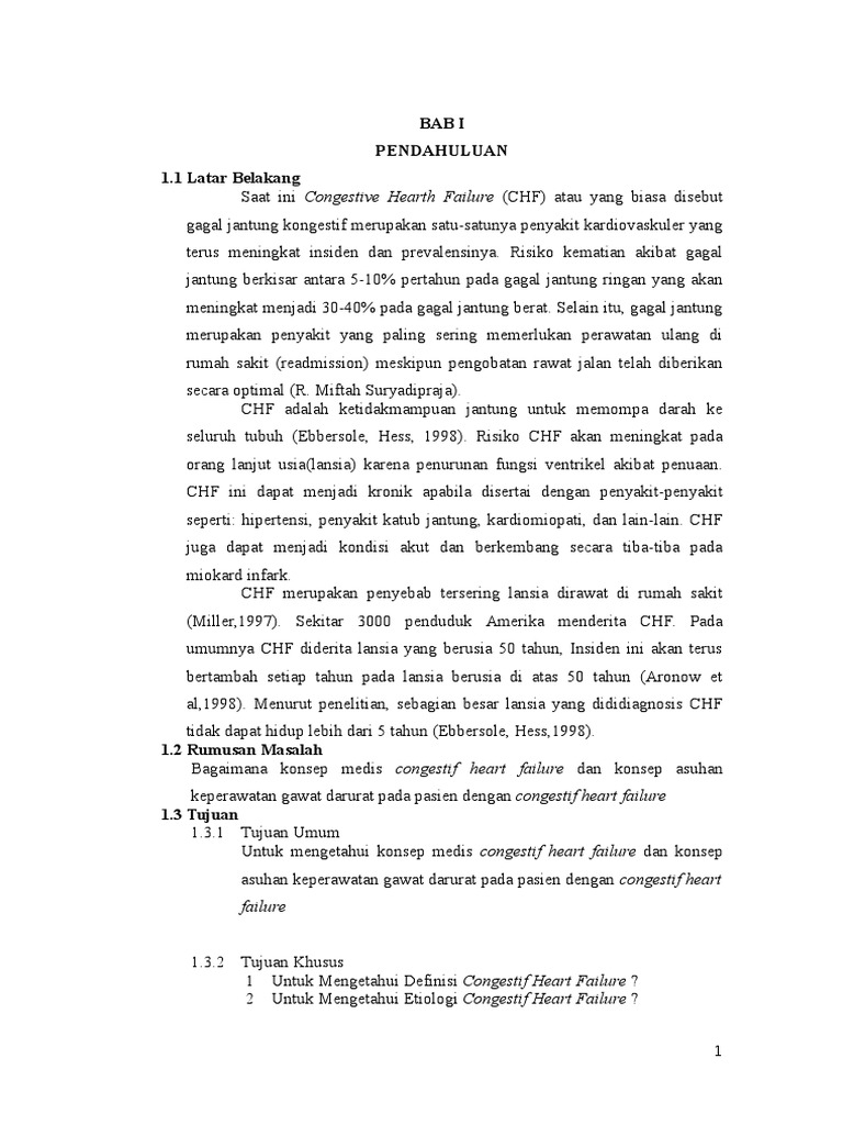 Askep Gadar CHF | PDF