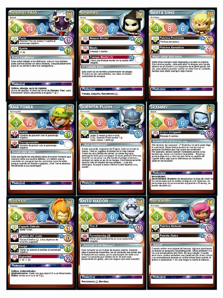 Cartas Krosmaster Season 1 | PDF