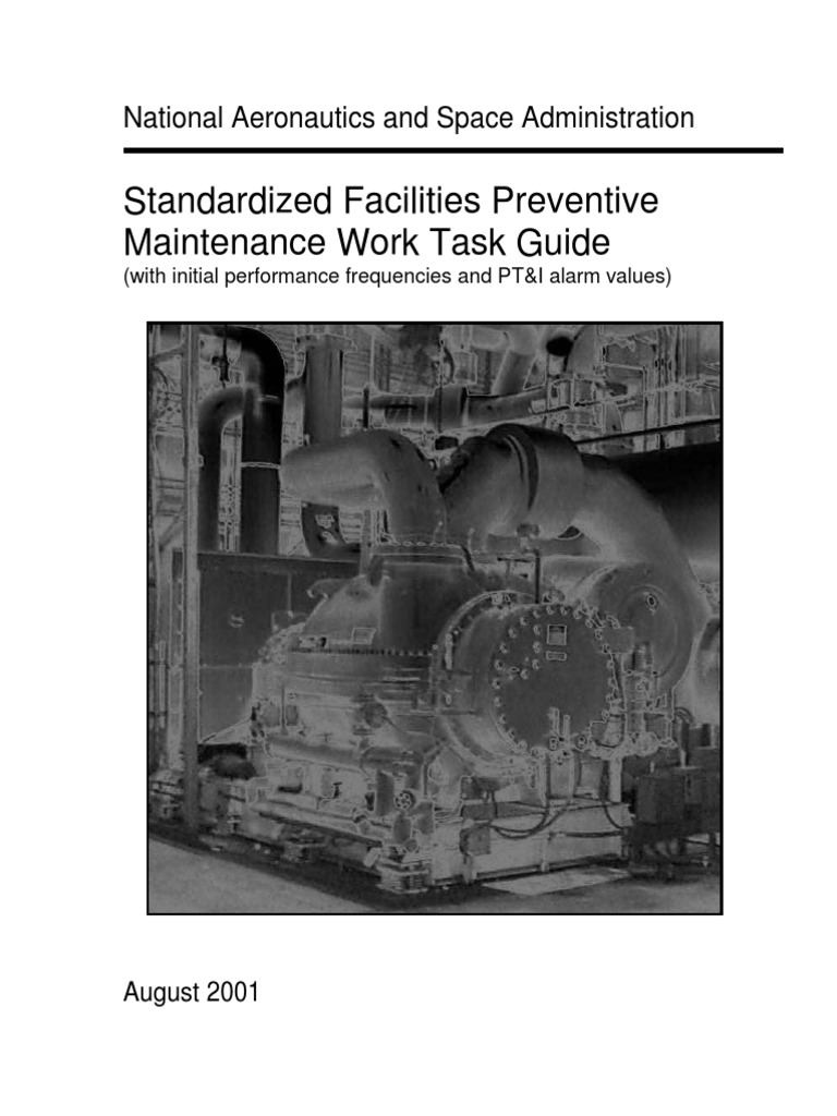 Nasa Standardized Facilities Preventive Maintenance Work Task Guide | PDF