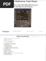 FMS Quick Reference Guide | PDF | Aerospace Engineering | Aviation