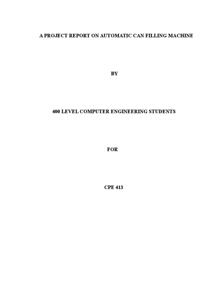 PLC Project Report | PDF | Programmable Logic Controller | Switch
