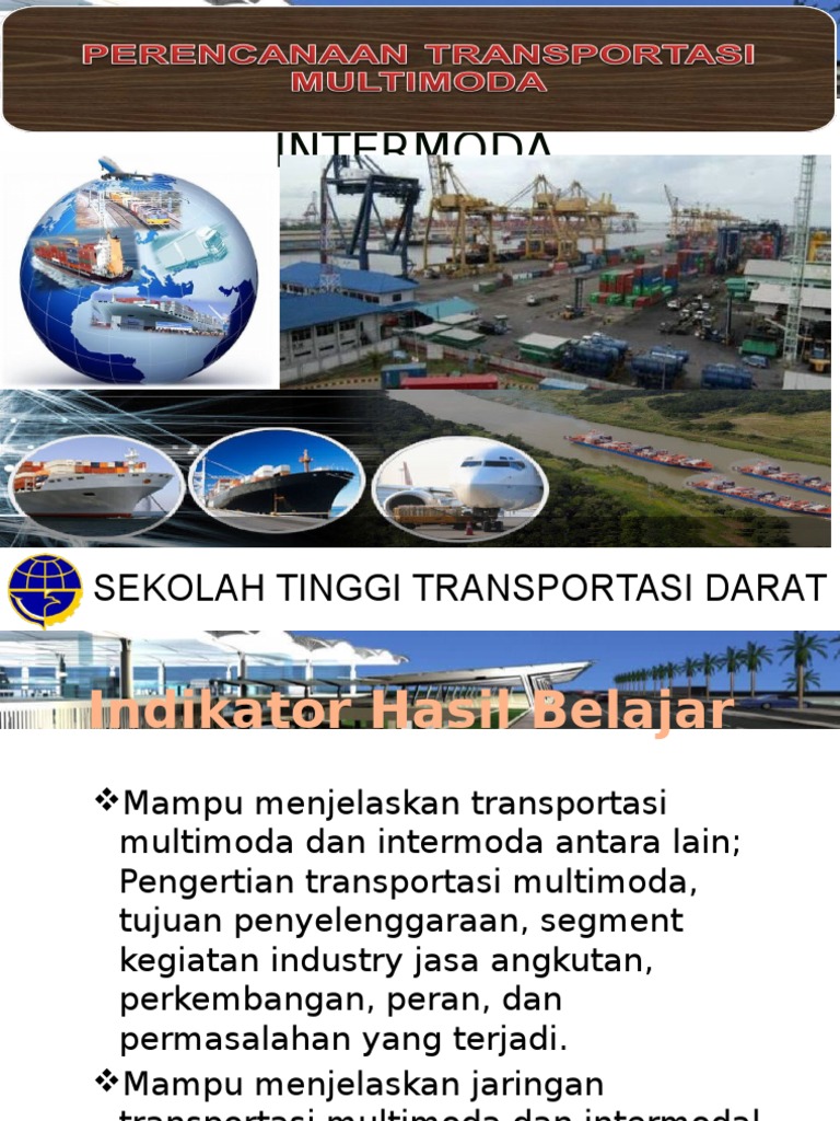 Perencanaan Multimoda Dan Intermoda | PDF