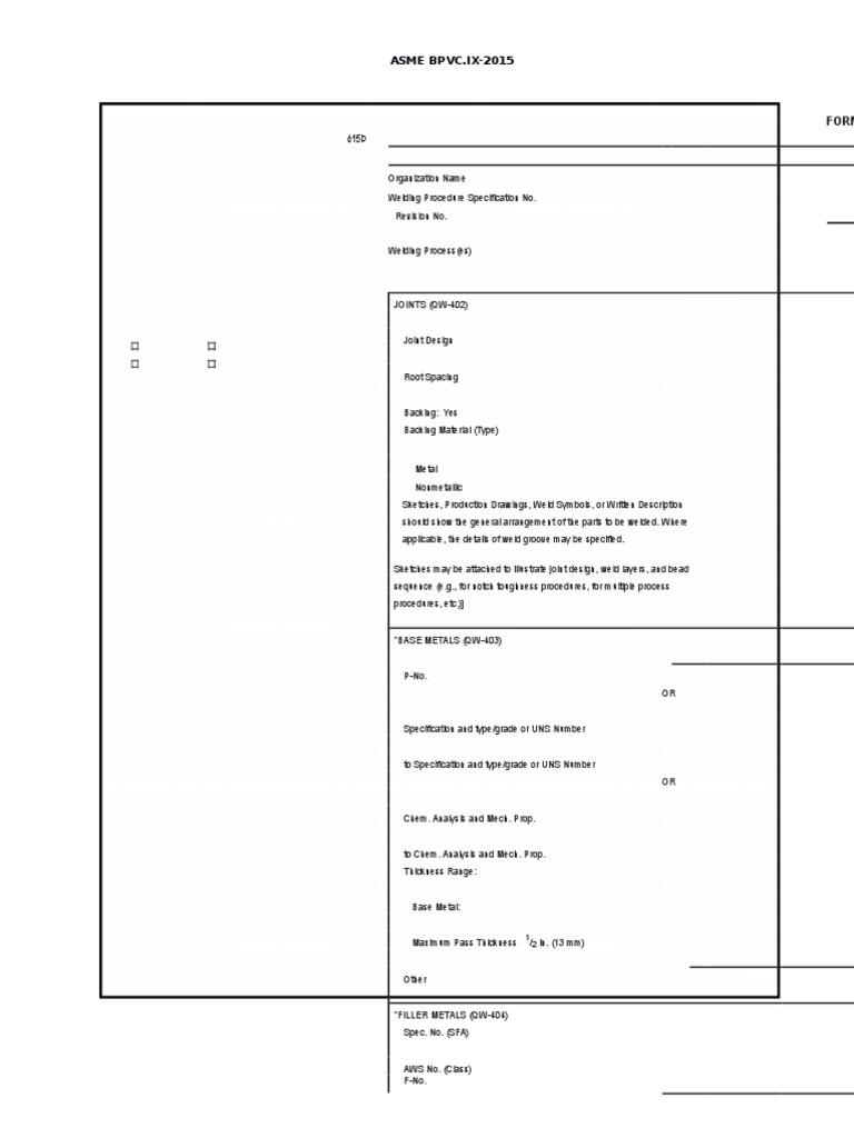 Wps PQR Form | PDF | Welding | Construction