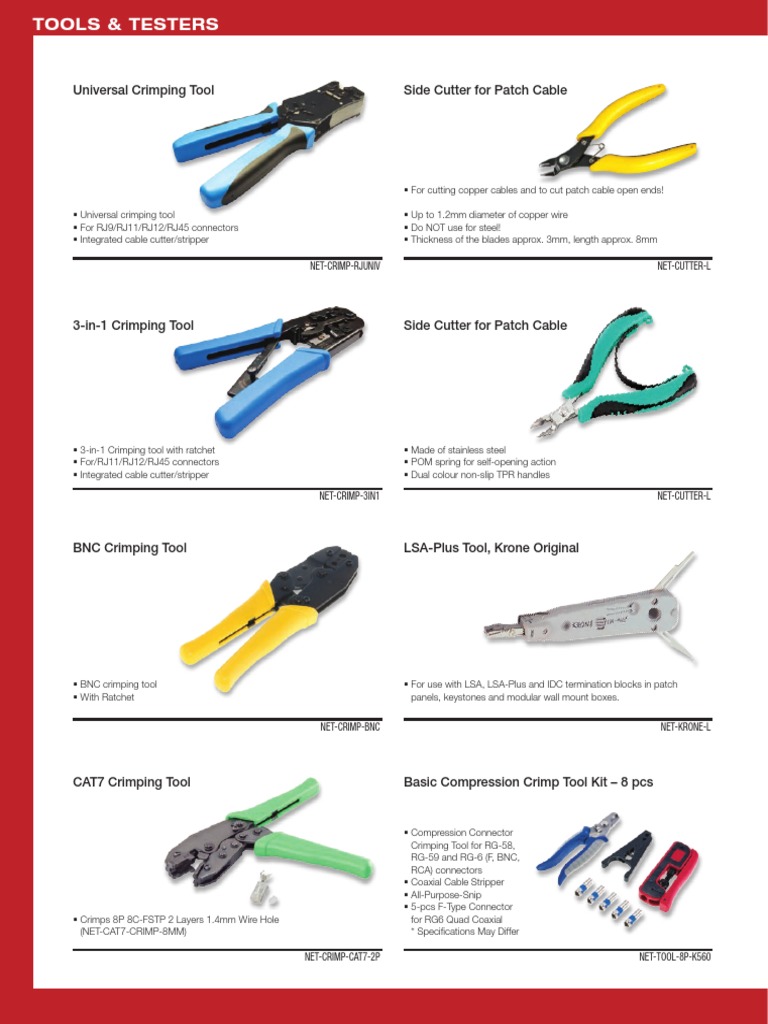 Tools Catalogue | PDF | Electrical Connector | Personal Computers