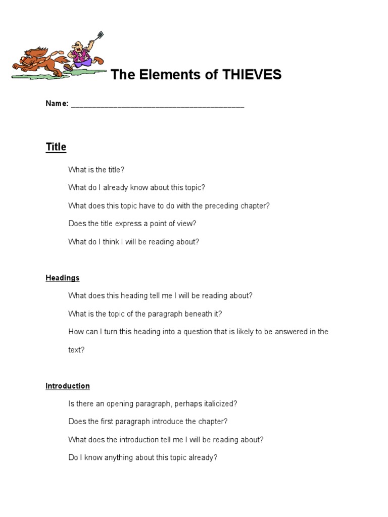 Theives Explanation | PDF