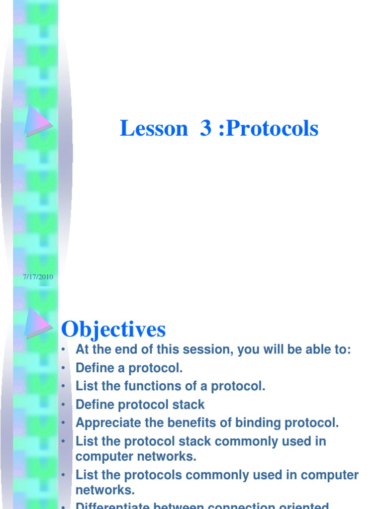 Network Chapter3 Protocol Pdf Internet Protocol Suite Computer Network