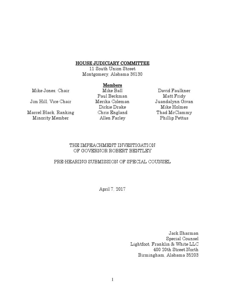 Impeachment Report | PDF