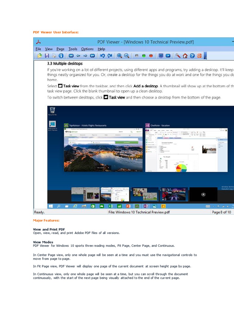 PDF Viewer User Interface | PDF | Portable Document Format | Microsoft ...