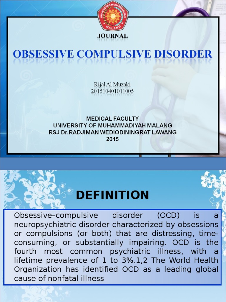 Presentasi Ocd | PDF | Obsessive–Compulsive Disorder | Selective ...
