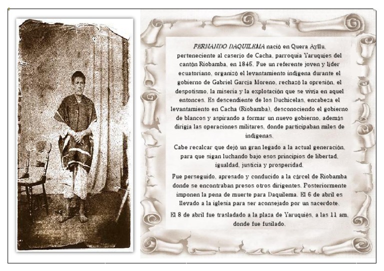 Fernando Daquilema | PDF | Ciencias sociales | Historia