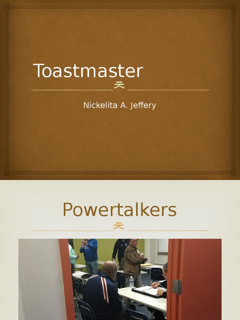 Toastmasters: Enhance Your Speaking Skills | PDF