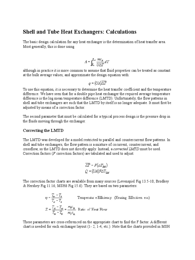 Shell and Tube Heat Exchangers | PDF | Heat Exchanger | Heat Transfer