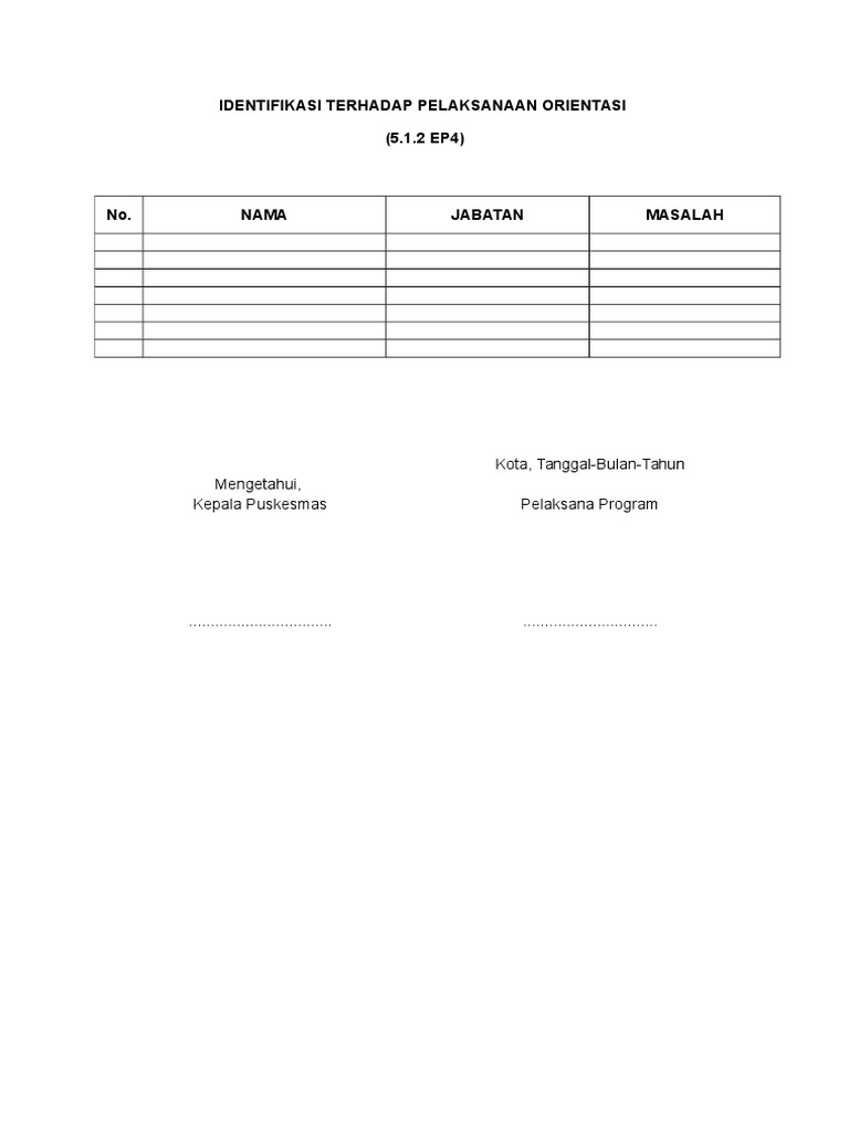Contoh RTL Dan Hasil Analisis | PDF